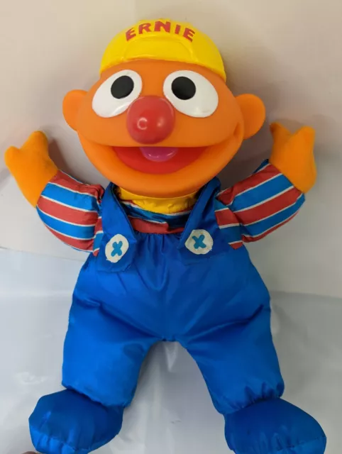TYCO MUPPETS TUMBLING Ernie Plush Sesame Street Nylon 1995 Stuffed ... TYCO MUPPETS TUMBLING Ernie Plush Sesame Street Nylon 1995 Stuffed ...