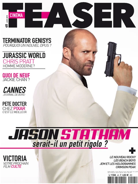 MAGAZINE CINÉMA TEASER n° 45 - SPY avec Jason Statham (NEUF) EUR 29,95 ...