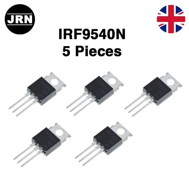 5 X IRF9540N IRF9540 MOSFET P-Channel 100V 23A TO-220 Power Transistor UK £3.49 - PicClick UK