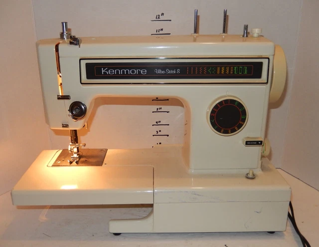 KENMORE ULTRA STITCH 8 Sewing Machine Model 158.1345381 with Foot pedal ...