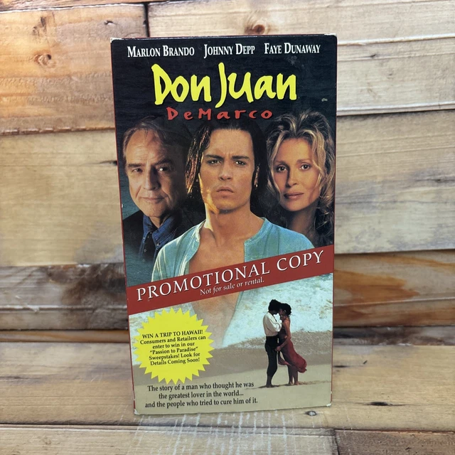 DON JUAN DEMARCO Promo Screener VHS Tape Used Johnny Depp £9.19 - PicClick UK