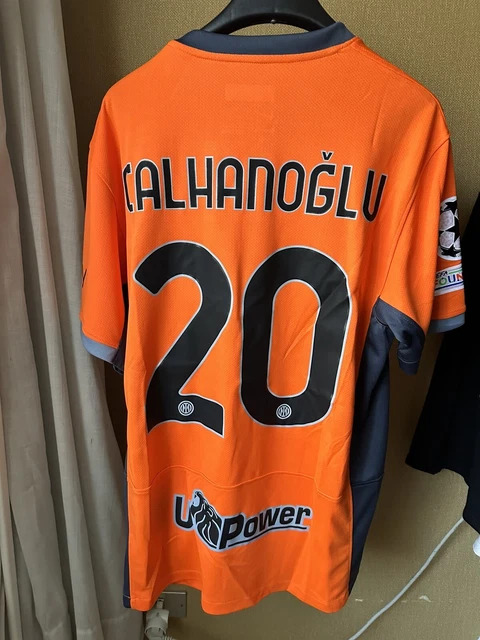 MAGLIA JERSEY CALHANOGLU #20 Inter Serie A 2023-2024 Terza Maglia EUR ...