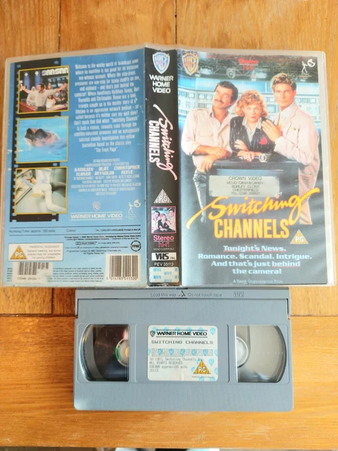 SWITCHING CHANNELS VHS Video Tape Cassette Ex Rental Big Box PAL Warner ...