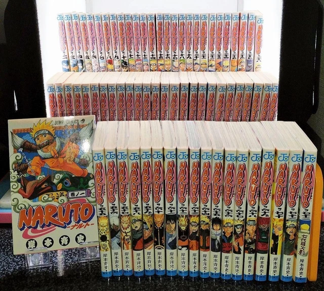 NARUTO COMPLETE SET Manga Comics Masashi Kishimoto Weekly Shonen Jump ...