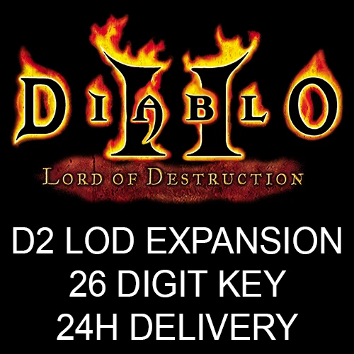 DIABLO 2 II Lord Of Destruction Expansion *26 DIGIT CD KEY* BRAND NEW ...