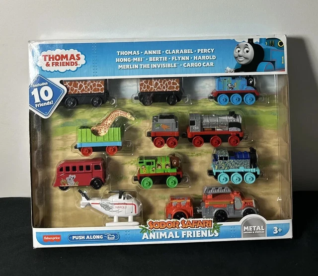 THOMAS THE TRAIN and Friends Sodor Safari Animal Friends Play Set - 10 ...