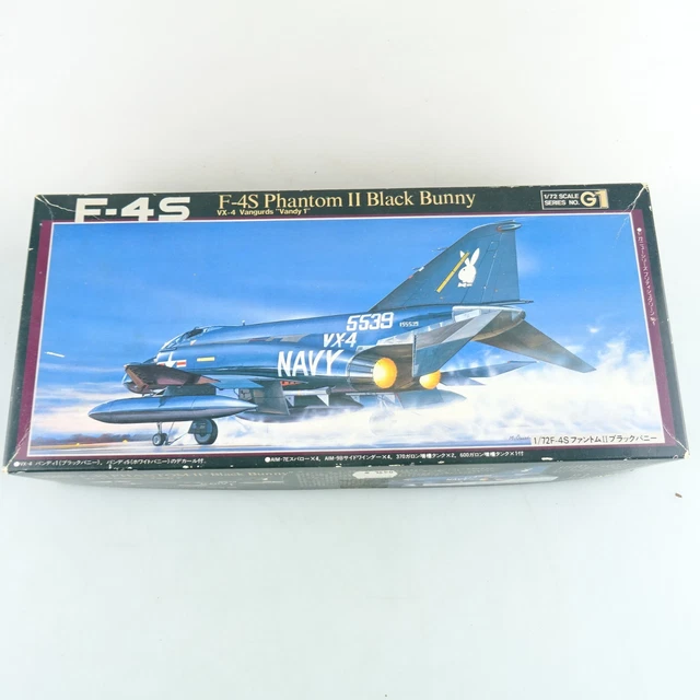 FUJIMI BAUSATZ 1/72 G-1 F-4S Phantom II Black Bunny ungebaut in OVP EUR ...