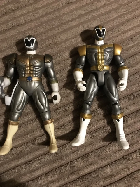POWER RANGERS LIGHTSPEED rescue silver ranger set 1999 bandai £19.99 ...