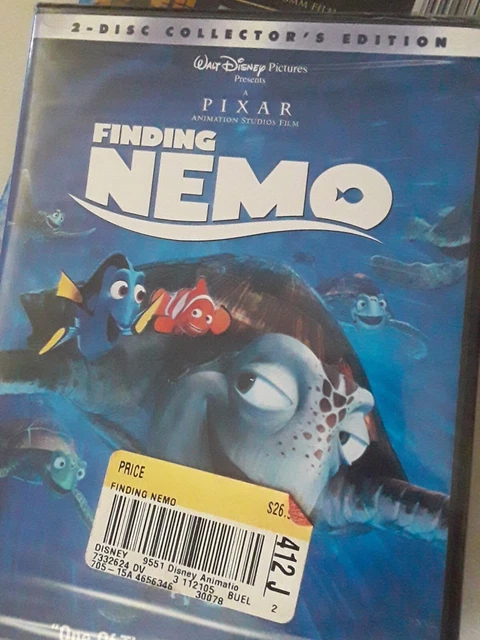 FINDING NEMO (DVD, 2003) Sealed 2-Disc Disney Collector’s Edition ...