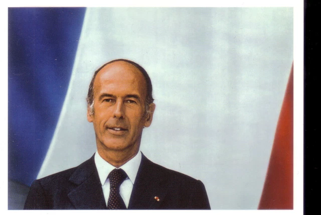 VALÉRY GISCARD D'ESTAING * Official Postcard * President of the ...
