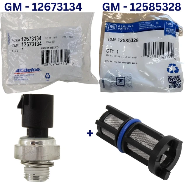 OEM NEW ENGINE Oil Pressure Sending Unit Sensor Switch 2009-2019 GM ...