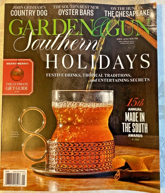 GARDEN AND GUN magazine December 2024 January 2025 Issue £7.07 ...