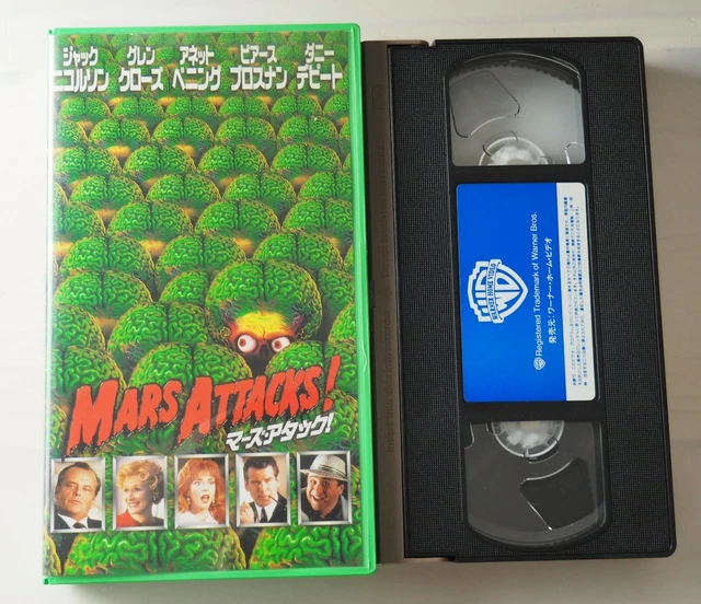 MARS ATTACKS! VHS VIDEO Japan Tim Burton Jack Nicholson EUR 88,73 ...