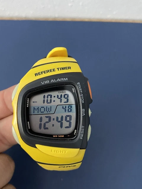 MONTRE NUMÉRIQUE POUR homme CASIO Sport 2993 RFT-100 alarme vibrante ...