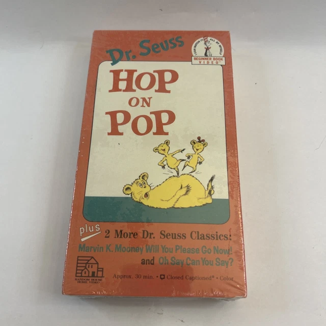 DR SEUSS HOP On Pop VHS Video Tape Marvin k Mooney Oh Say Can You Say £ ...