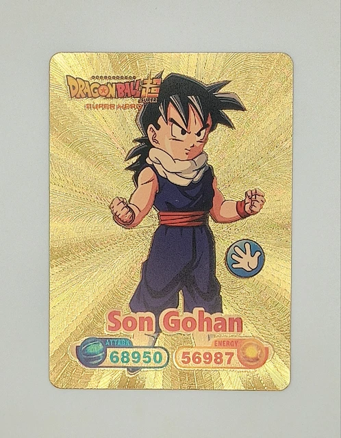 GOHAN DRAGON BALL Z Card Dbz Dbgt Carte Carddass Prism Holo Foil 3D ...