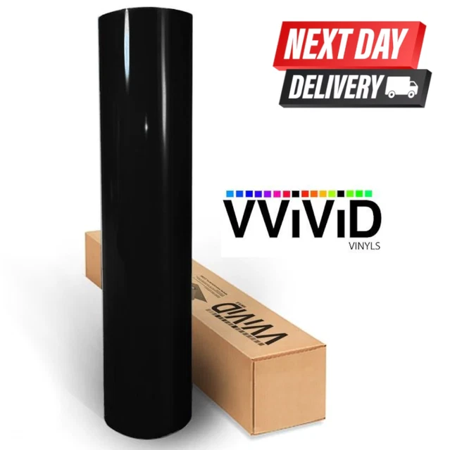 VVIVID GLOSS BLACK XPO SERIES AUTOMOTIVE VINYL WRAP / NEXT DAY DELIVERY ...