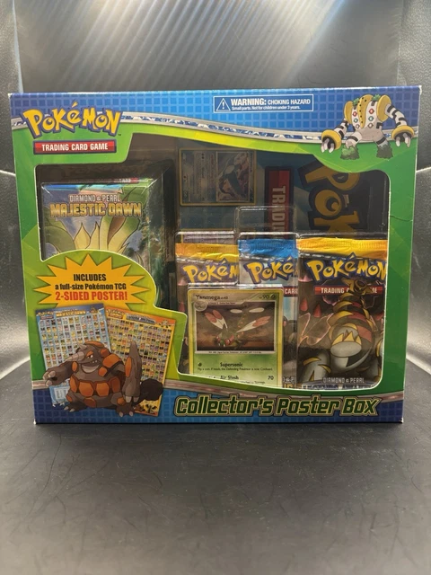 POKEMON DIAMOND AND Pearl Collector's Poster Box (3x Packs & Theme Deck ...