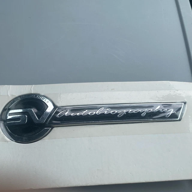 LAND ROVER SV Autobiography Special Vehicle Operations Logo Badge ...