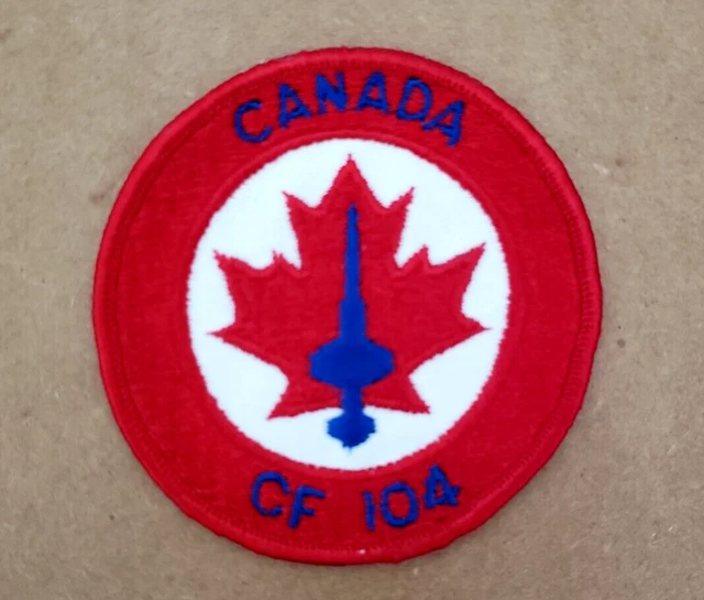 CANADIAN FORCES RCAF CF-104 Starfighter Squadron Patch Insignia ...