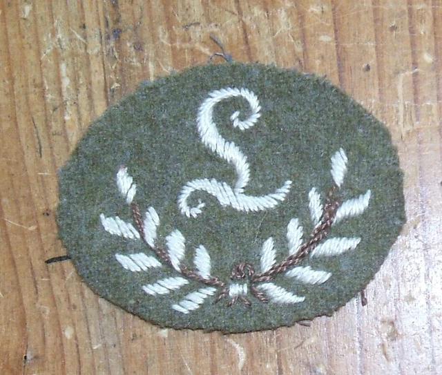 BRITISH ARMY WORLD war WW2 battledress uniform badge patch artillery £2 ...