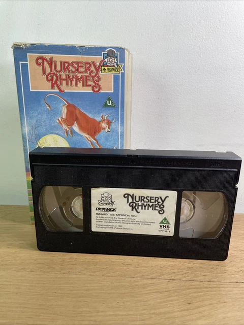 NURSERY RHYMES - Vhs Video - Mr Pickwick / Longman Video - Childrens ...