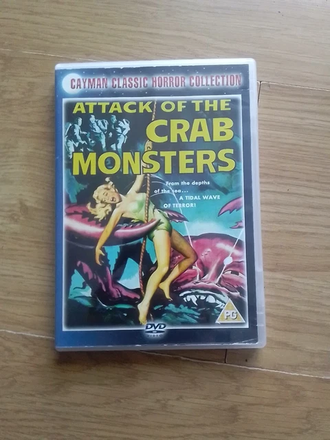 ATTACK ON THE Crab Monsters Dvd Cayman Classic Horror Collection ,Vgc ...