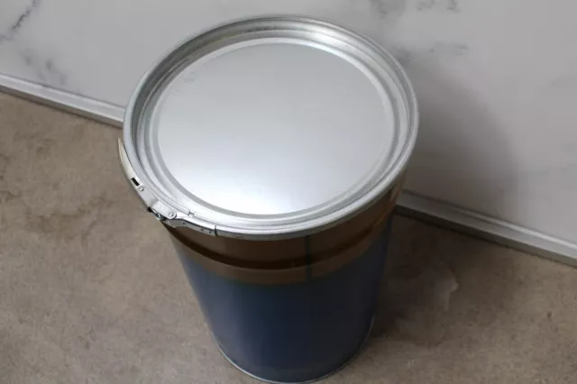 60L HOBBOCK DECKELFASS Stahlfass Metallfass Behälter mit Spannring und ...