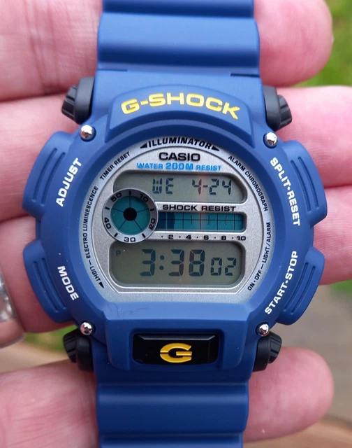 CASIO G-SHOCK DW-9052-2VDR 200M Blue Digital Divers Watch. Bnib. £5.50 ...