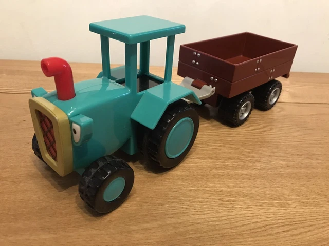 BOB THE BUILDER Tractor ( TRAVIS ) and Trailer £12.00 - PicClick UK