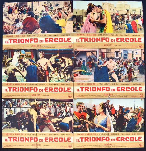 FOTOBUSTA IL TRIOMPHE De Hercule Dan Vadis Marilu Tolo Moira Orfei F29 ...