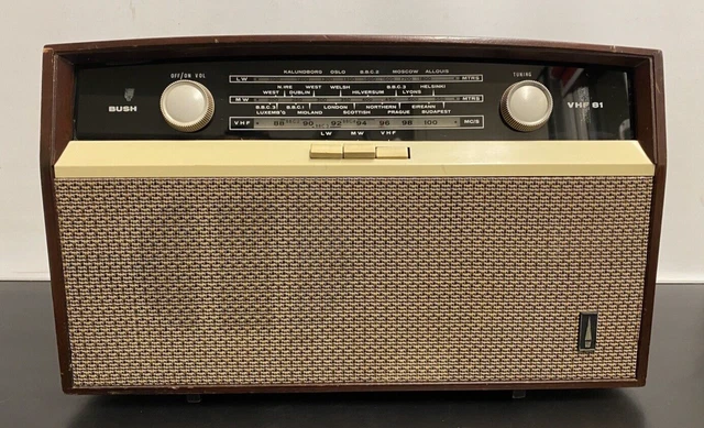 RETRO BUSH MAINS Radio R701/A -1930s Replica Vintage Clock Dial Tuning ...