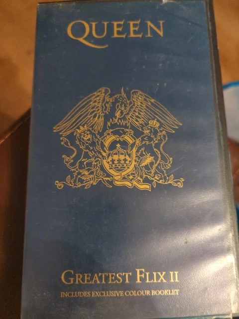 QUEEN: GREATEST FLIX II VHS + Colour Booklet, 1991, Picture Music ...