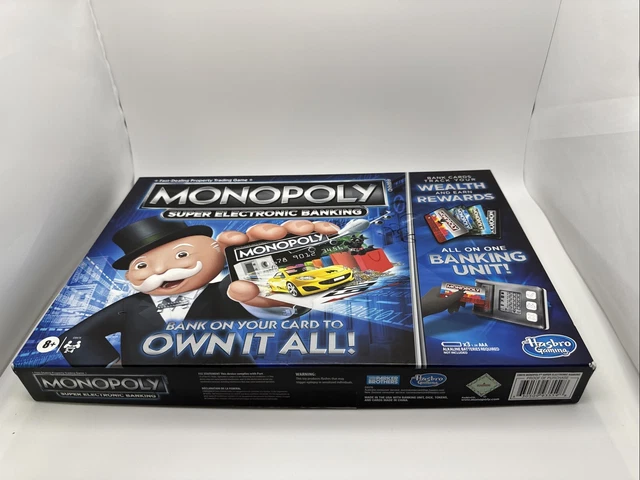 HASBRO MONOPOLY SUPER Electronic Banking Board Game - E8978 $21.34 ...