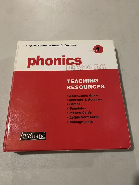1ST GRADE - Phonics Lessons - Teaching Resources (2003, Pinnell ...