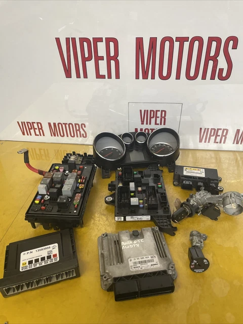 VAUXHALL ASTRA J GTC 2.0 Diesel Lock Kit Set ECU Key A20DTH 55585024 ...
