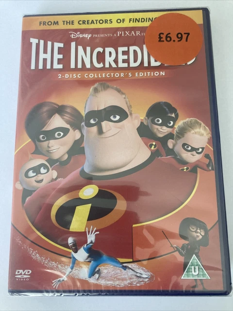 DISNEY PIXAR THE Incredibles 2 Disc Collectors Edition DVD New & Sealed ...