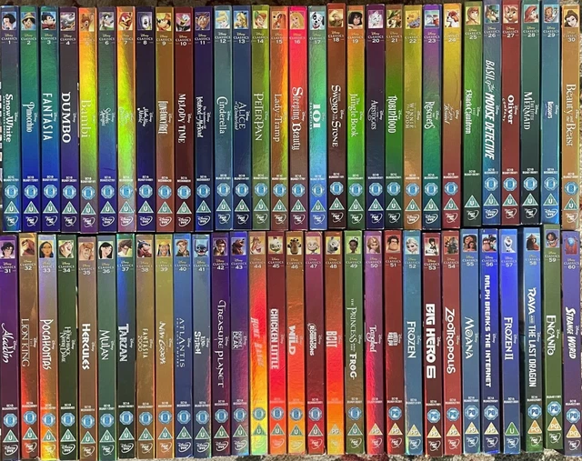 WALT DISNEY CLASSIC DVD Collection with O Ring Case Sleeve Cover ...