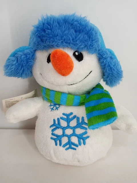 DAN DEE COLLECTORS Choice 8" Plush Stuffed Trapper Hat & Scarf Snowman ...