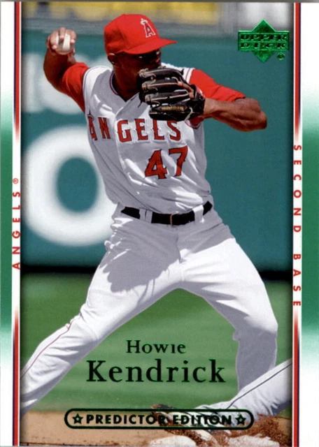 CARTE DE BASEBALL 2007 Upper Deck Predictor Green Angels #135 Howie ...