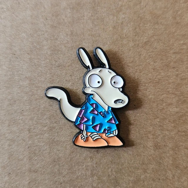 ROCKO'S MODERN LIFE Enamel Pin - Cartoons - Retro $8.99 - PicClick AU