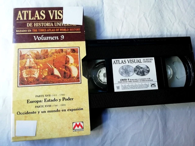 ATLAS VISUAL DE La Historia Univelsal-Vol9 Vhs-Europa:estado Y Poder ...