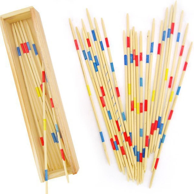 TRADITIONAL MIKADO PICK Up Sticks Game Wooden Pickup Party`Favour FavoJ ...