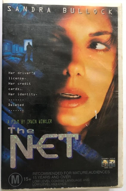 THE NET 1995 VHS. Classic Vintage Action Crime Drama Movie Film. Good ...