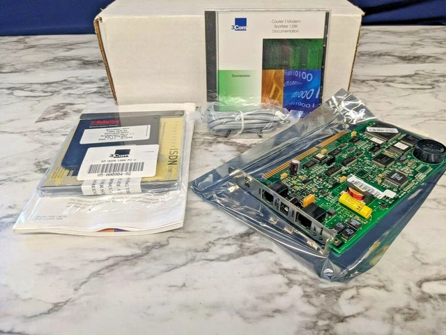 USROBOTICS SPORTSTER INTERNAL Modem Card I-Modem ISDN 128K 3Com ...