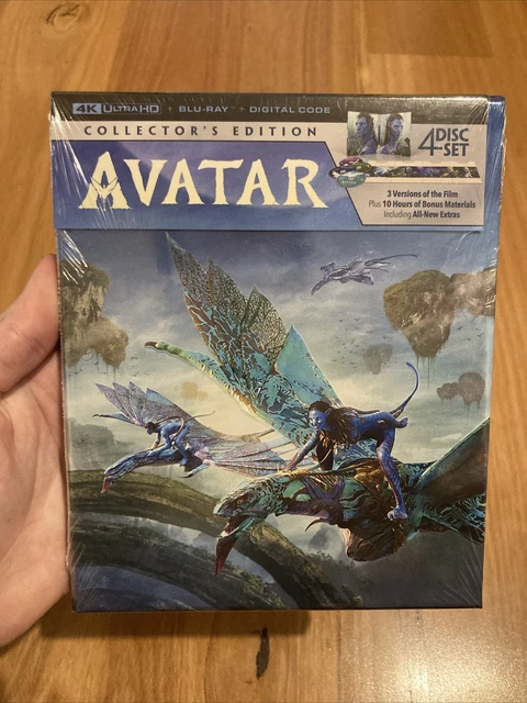 AVATAR (SAM WORTHINGTON) Collectors Edition New 4K Ultra HD Blu-ray Box ...