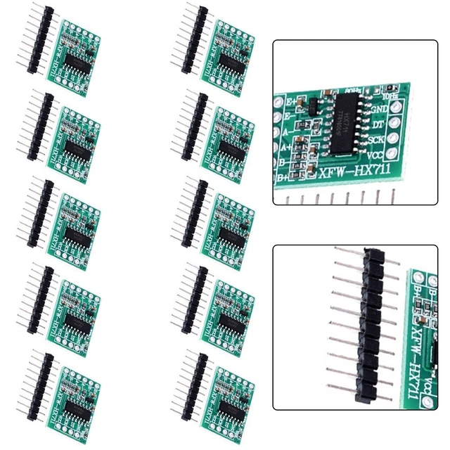 10PCS HX711 LOAD Cell Module with Two Input Channels for Arduino ...