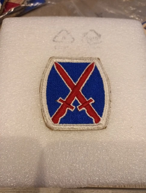 PATCH ARMEE US 10th INFANTRY DIVISION ww2 original EUR 10,00 - PicClick FR