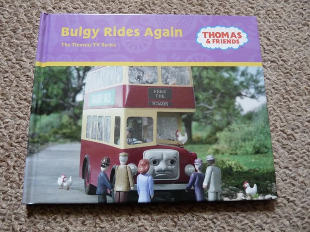 THOMAS THE TANK Engine hardcover book Bulgy Rides Again Thomas and ...