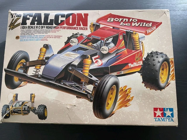 TAMIYA THE FALCON 1/10th scale remote control racer - kit No. 5856 £104 ...